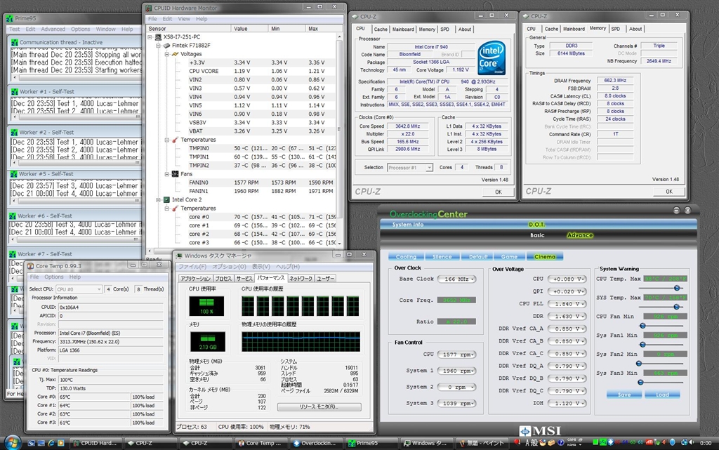 価格.com - 『Core i7-940@3.6GHz』Thermalright Ultra-120 eXtreme 1366 RT パイル ...