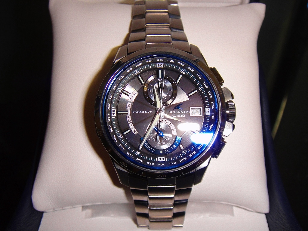 価格.com - 『フラッシュを使うと少し青が出ました』カシオ オシアナス OCW-T1000-1AJF ぽときんさんのレビュー・評価投稿画像 ...