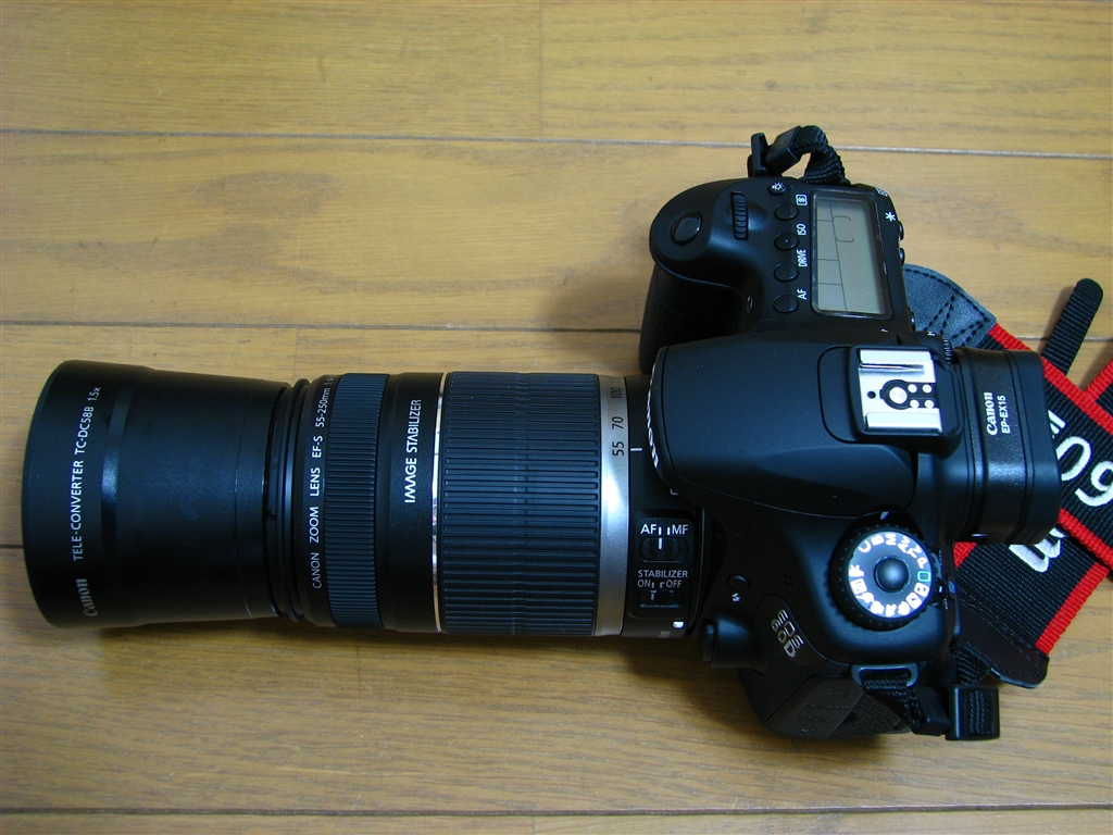 価格.com - 『S5ISで使用していたテレコンTC-DC58B、35mm換算600mm』CANON EOS 60D ダブルズームキット ...