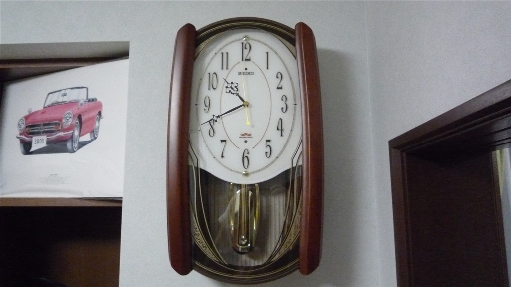 価格.com - セイコー 電波掛時計 RQ203B みかん牛丼さんさんのレビュー・評価投稿画像・写真「自分の部屋の時計です」[75700]
