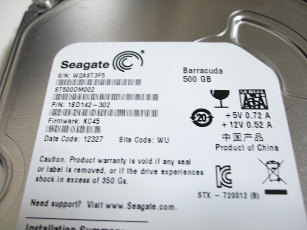 価格.com - 『ST500DM002』SEAGATE ST500DM002 [500GB SATA600 7200] 海ザルMAXさんの ...
