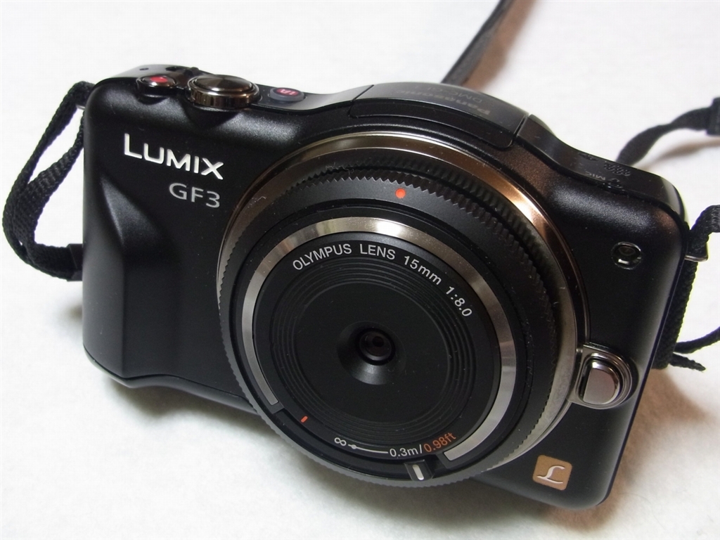 価格.com - オリンパス ボディーキャップレンズ BCL-1580 アパカバールさんのレビュー・評価投稿画像・写真「なぜかパナのGF3に似合います（笑）」[94911]