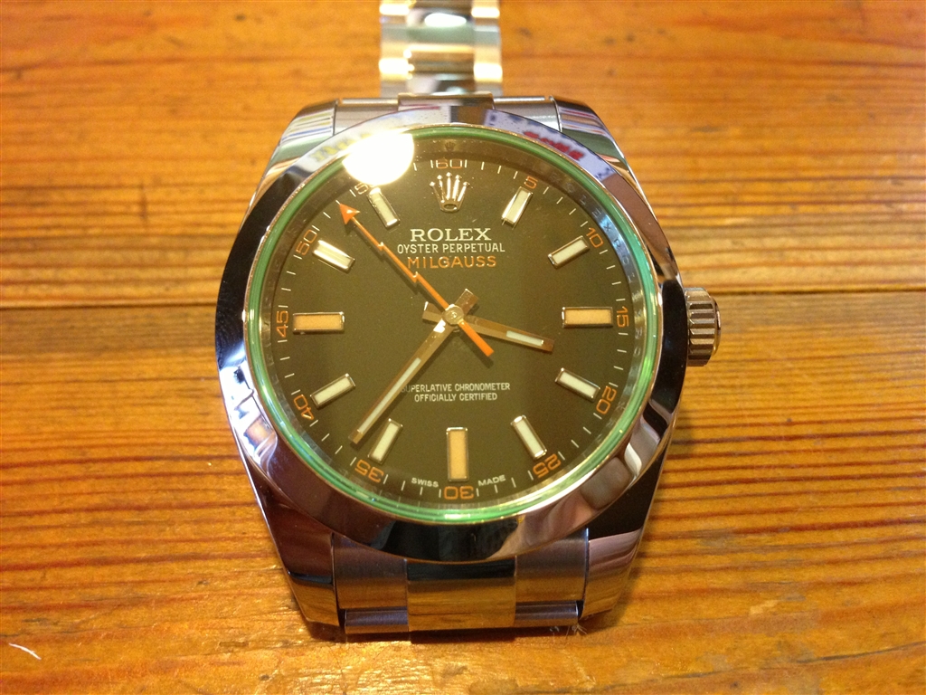 価格.com - ロレックス 116400GV オイスター パーペチュアル ミルガウス 自動巻き（ブラック）オイスターブレスレット ...